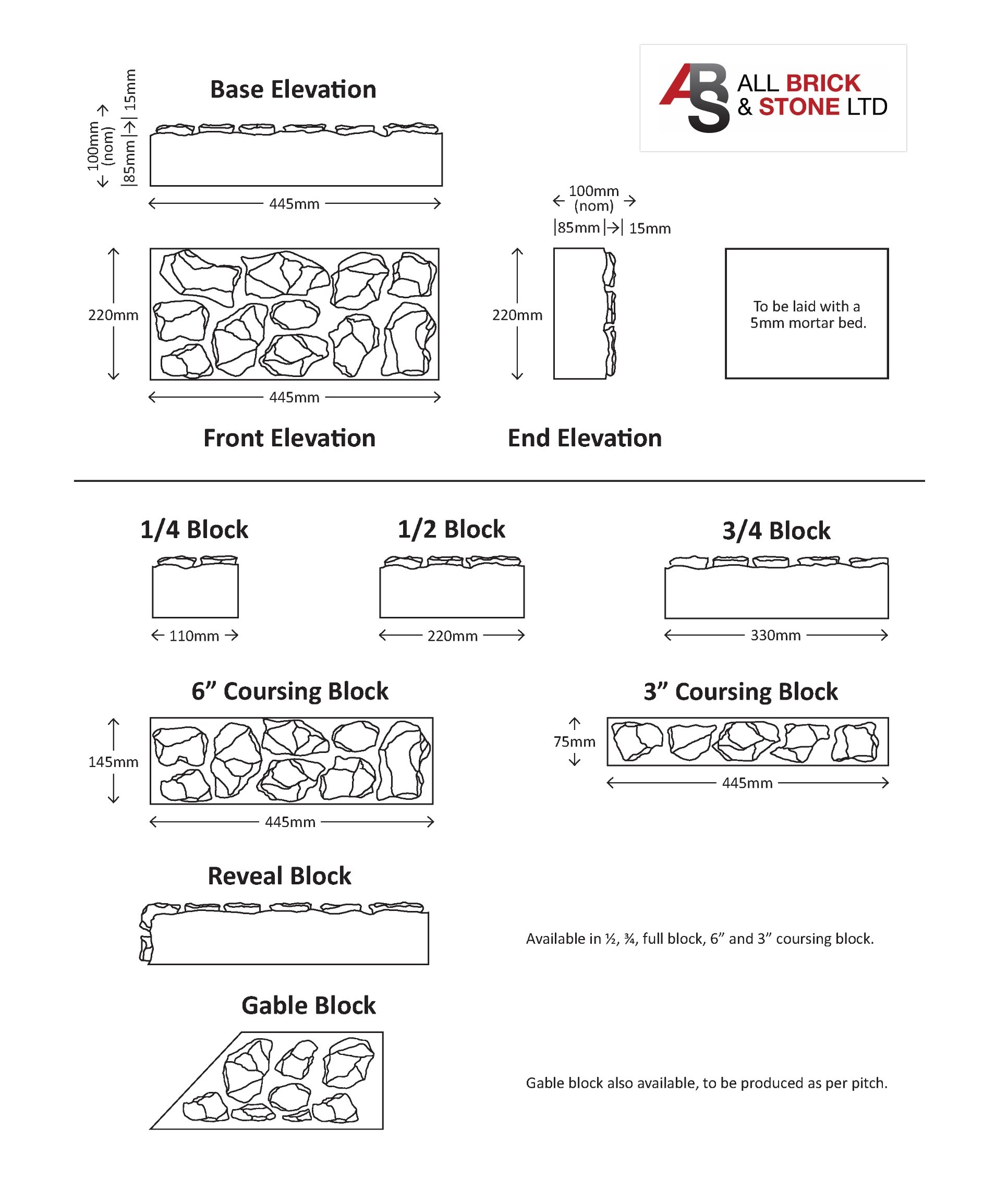 Flint Blocks Premium Supplier UK | All Brick & Stone