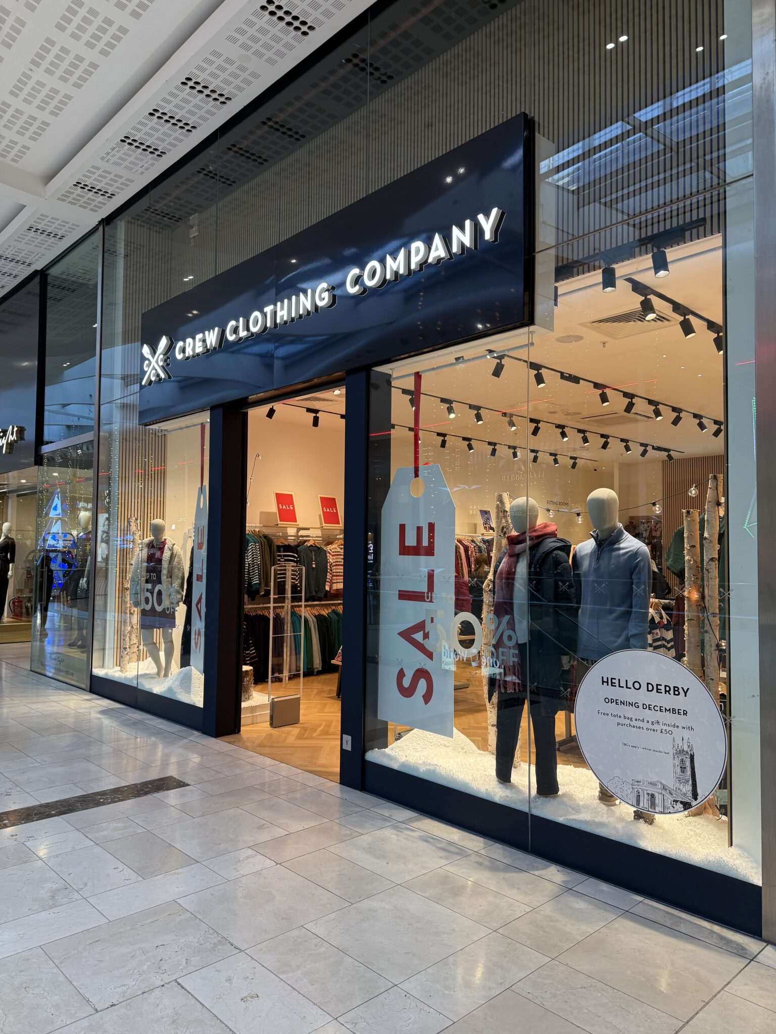 Crew Clothing is now open in Derbion - Derbion