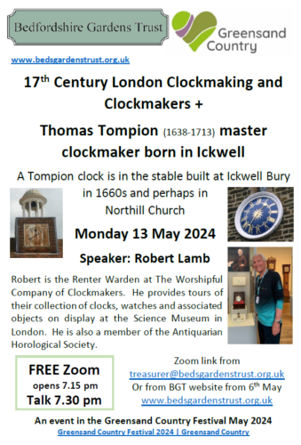 Thomas Tompion master clockmaker born in Ickwell: 17th Century ...