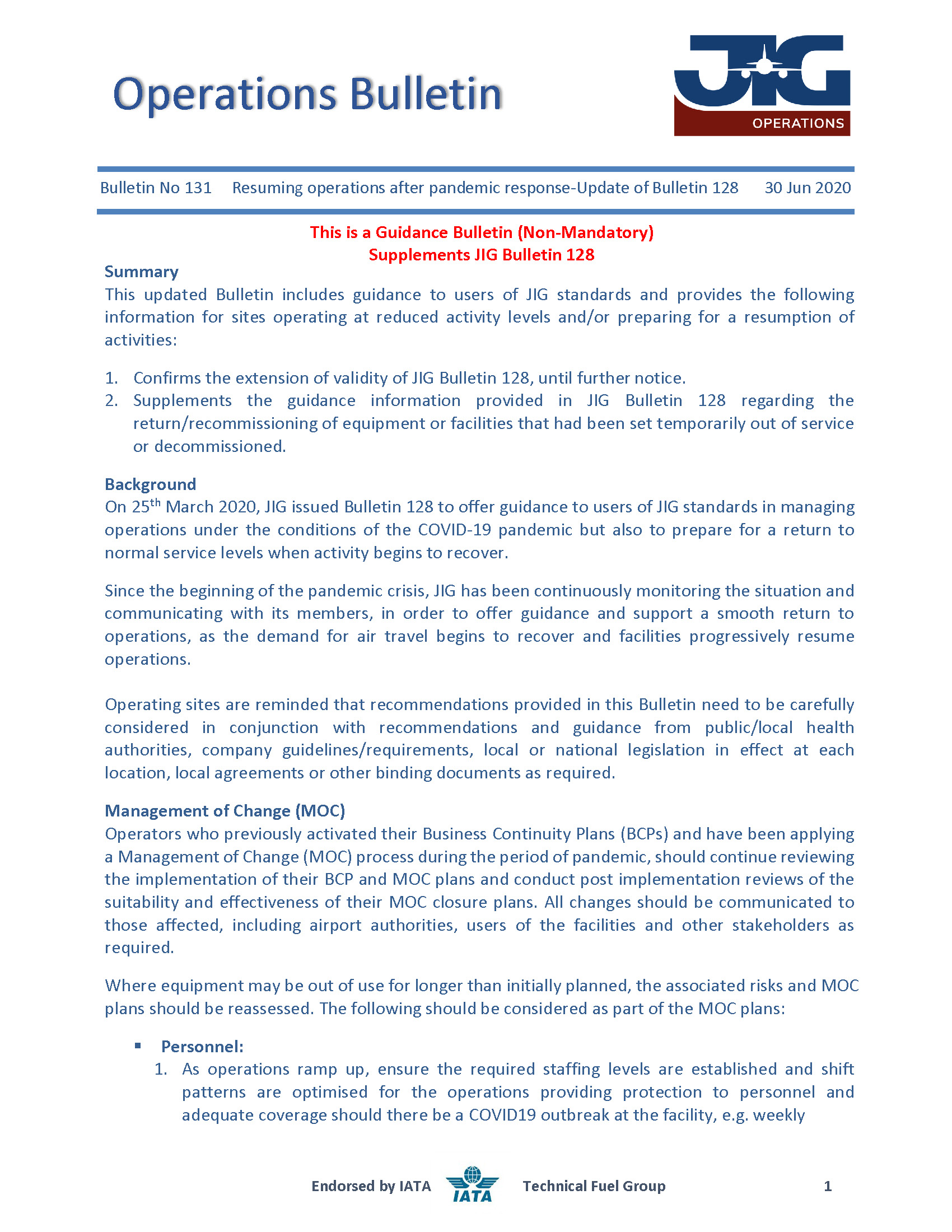 Standards & Publications - JIG Online