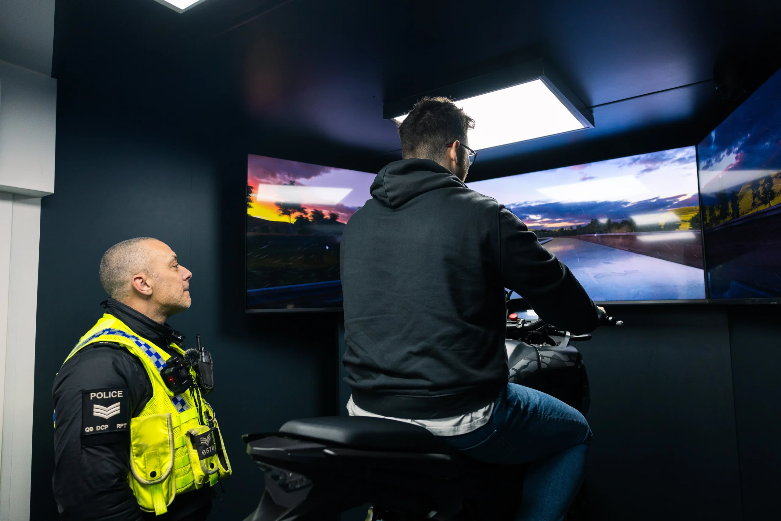 Motorcycle simulator Devon and Cornwall Police - Police Oracle