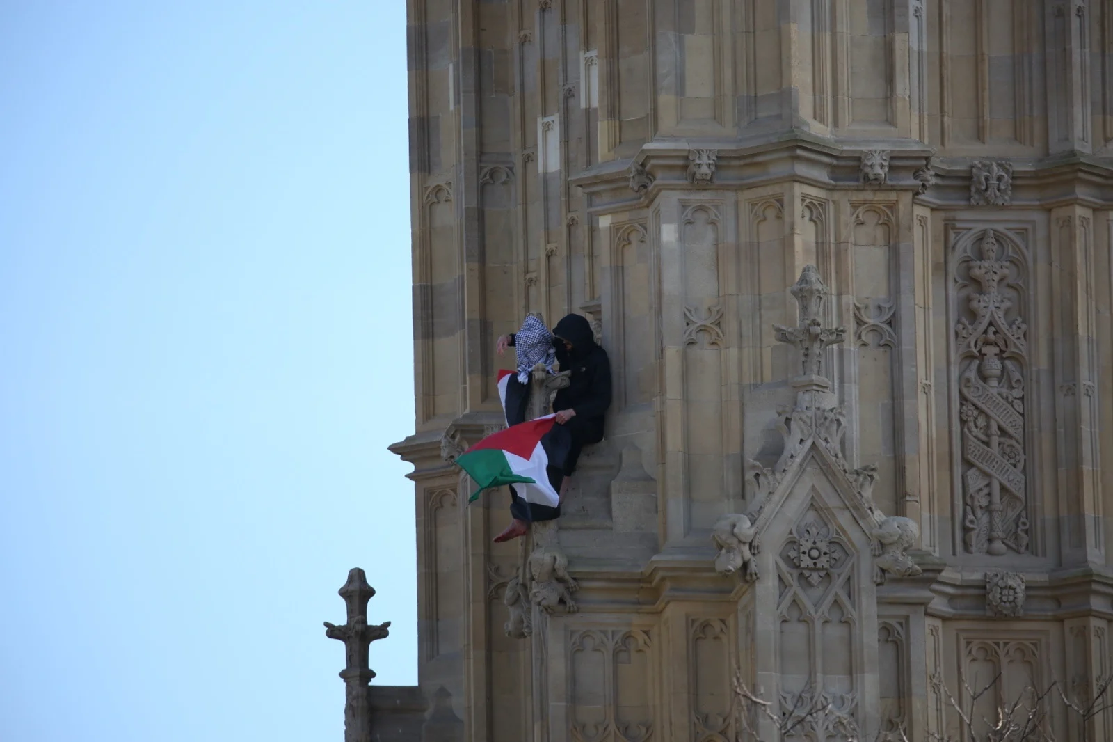 Eyewitness: Big Ben ‘hosts’ a pro-Palestine protest - Police Oracle